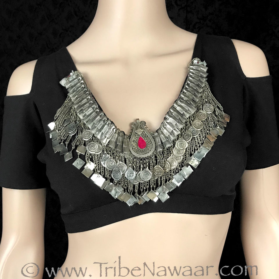 Red & Green Hazari Jewelry - Tribe Nawaar