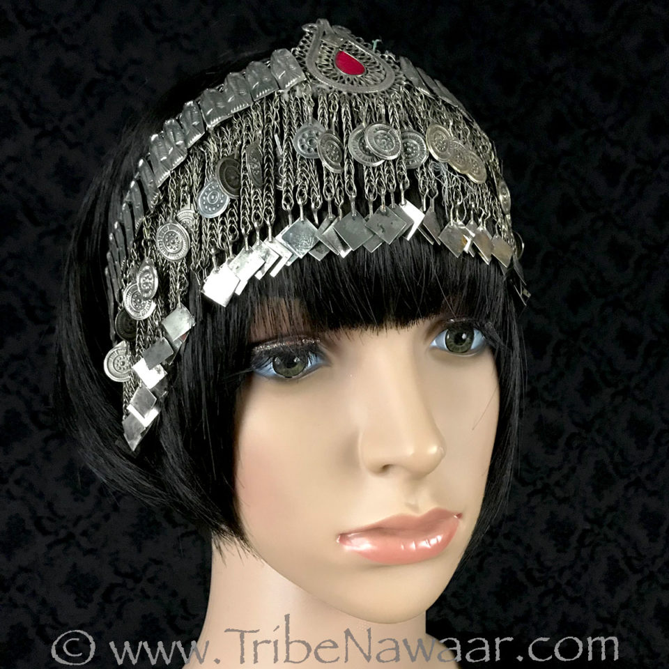 Red & Green Hazari Jewelry - Tribe Nawaar