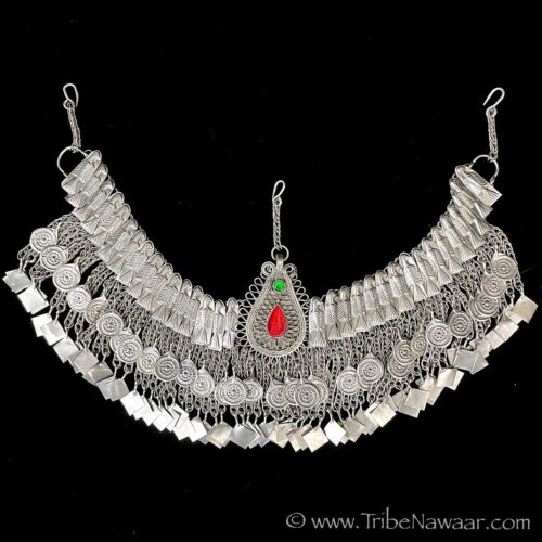Red & Green Hazari Jewelry - Tribe Nawaar